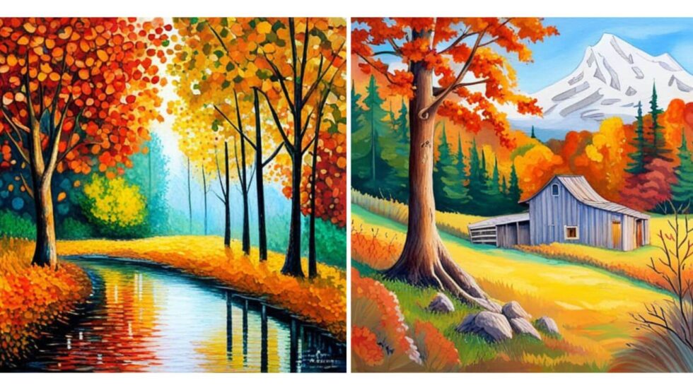 Nyomtatható őszi színezők és kifestők felnőtteknek - Festőklub