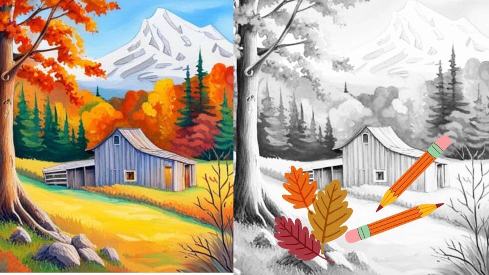 Nyomtatható őszi színezők és kifestők felnőtteknek - Festőklub